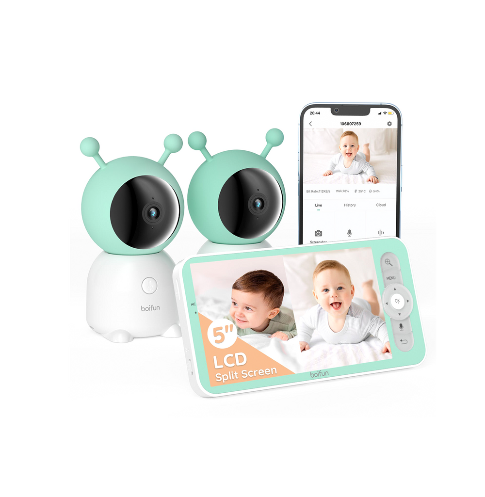 BOIFUN Baby Monitor Baby 6T Support 2 Camera – BOIFUN UK